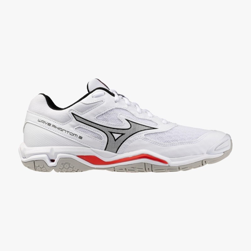Vambes Mizuno Wave Phantom 3 Blanc i Negre | Handbolaunpas